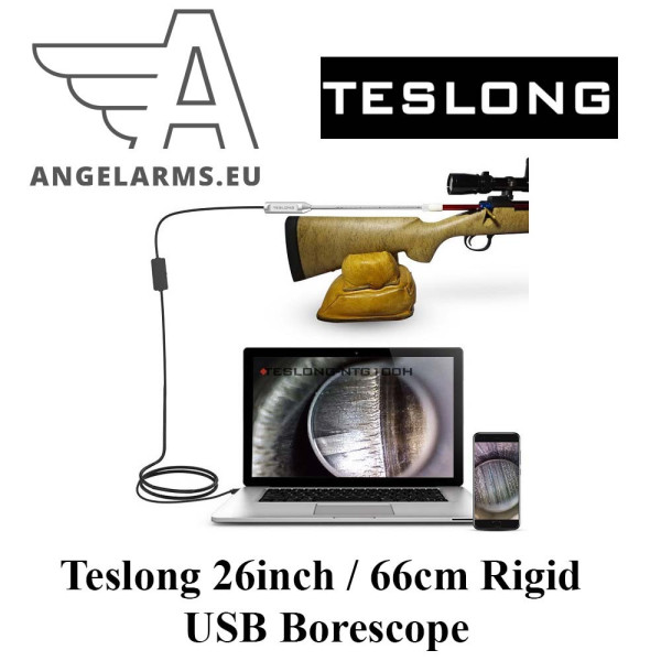 Teslong 26-inch Rigid USB Borescope - High-Quality Inspection Tool