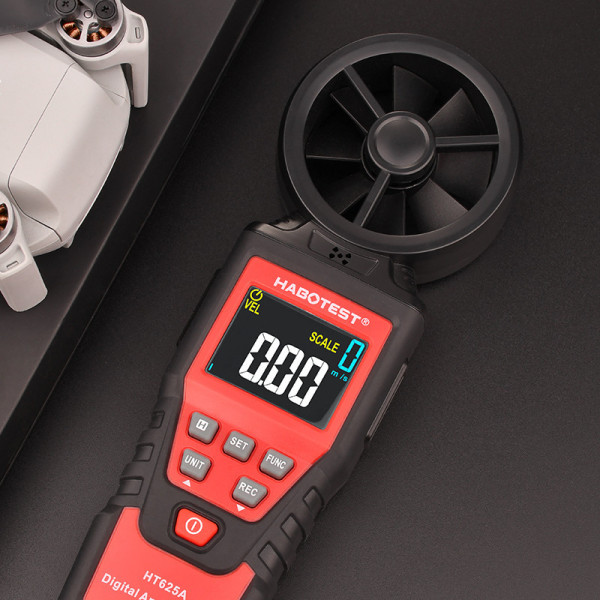 ☀ Habotest HT625A Digital Anemometer: Hand-held Wind Speed Meter with ...