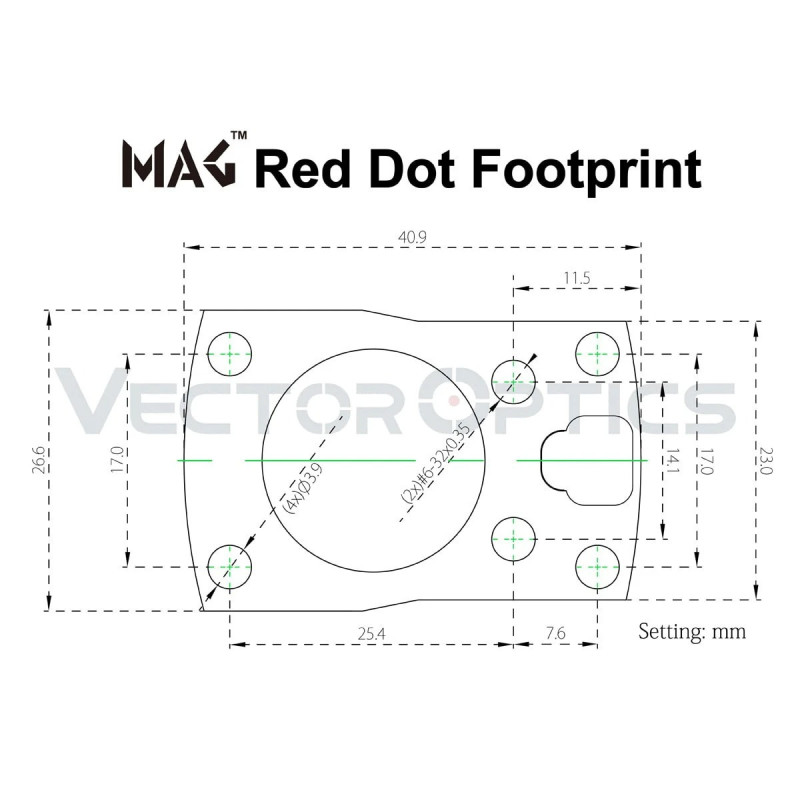 ☀ Precision Mounting: Vector Optics MAG Red Dot Cantilever Riser