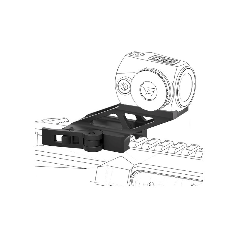 ☀ Vector Optics Scrapper 1x20 Cantilever Quick Release Riser Mount for ...