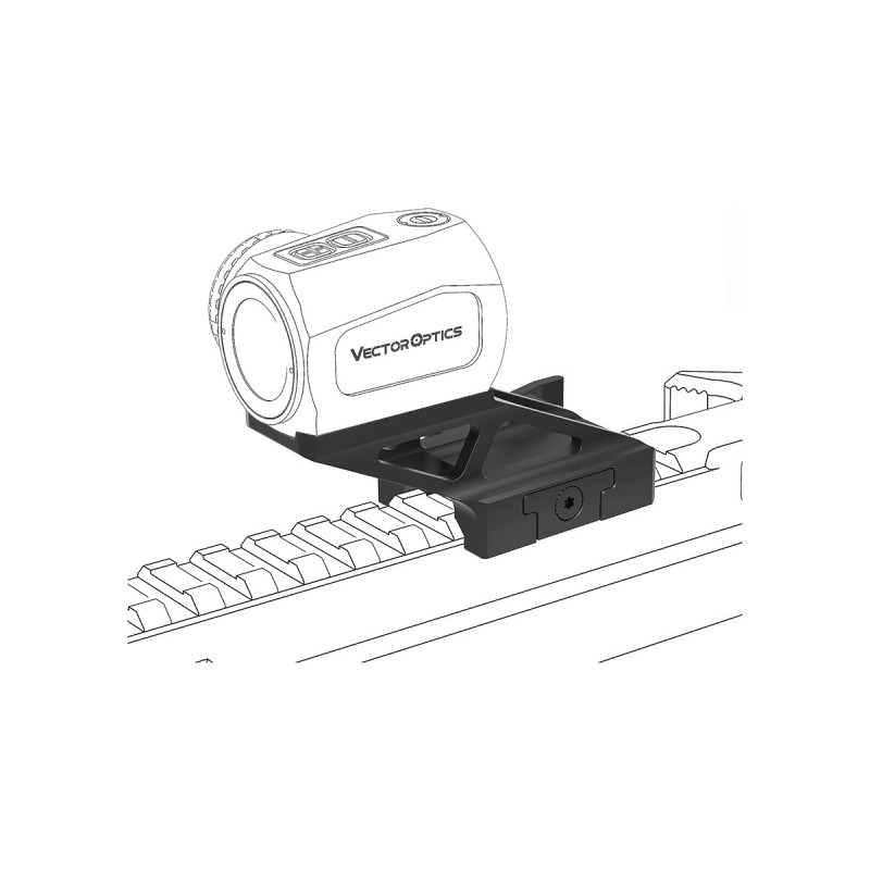 ☀ Vector Optics Scrapper 1x20 Cantilever Quick Release Riser Mount for ...